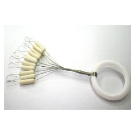 SPORT FISHING STOPPER WHITE VARIOUS SIZES